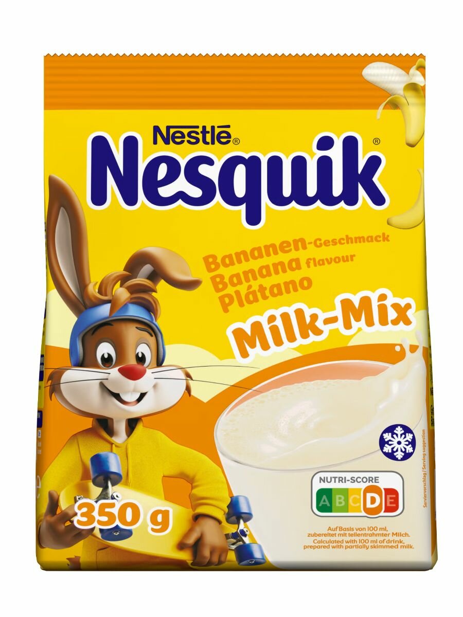 Напиток Nesquik Банановый милкшейк растворимый 350 г