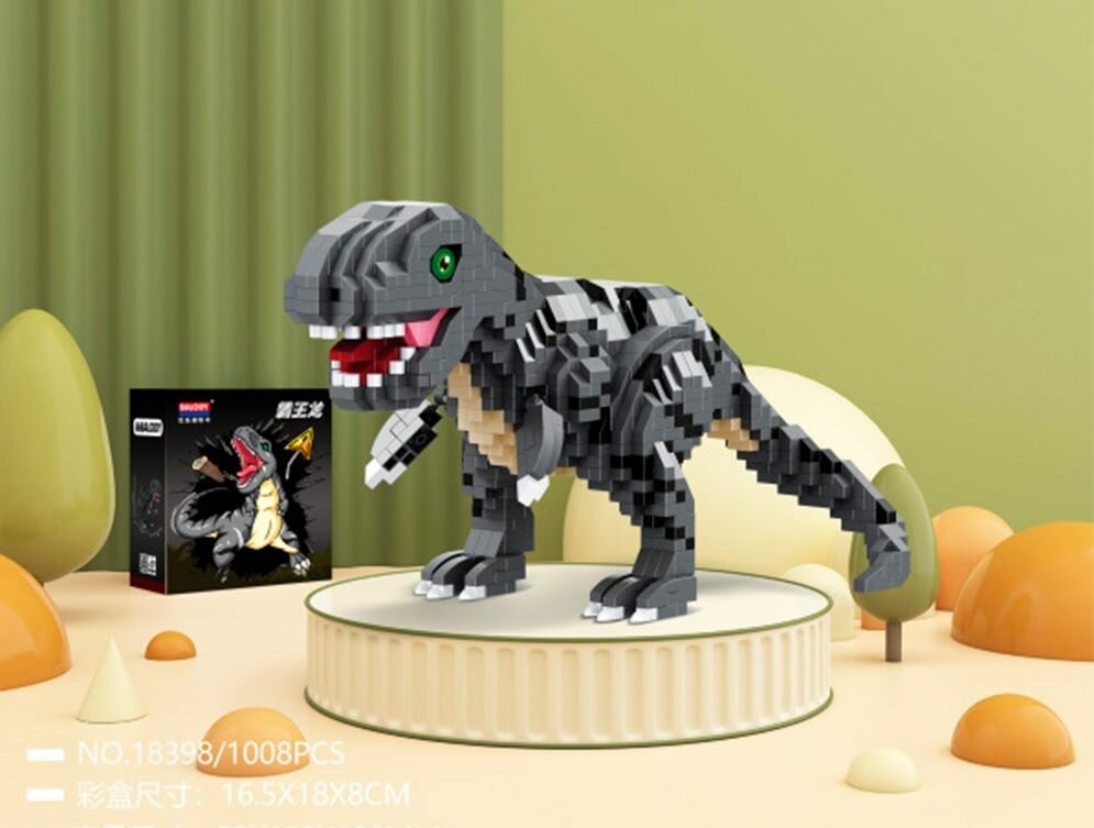 3d Конструктор Динозавр 1008 дет. в коробке FCJ0788110