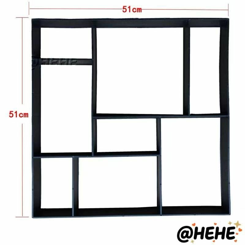 Трафарет для мощения садовых дорожек , Форма для укладки бетона с текстурой камня/кирпича, Инструменты для ландшафтного дизайна