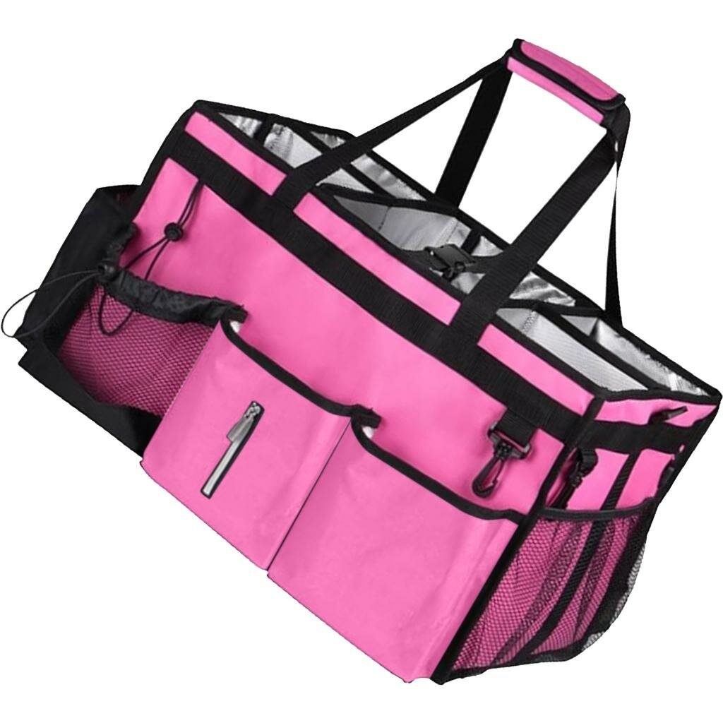 Большая коробка-органайзер для уборки с разделителем и регулируемым ремнем