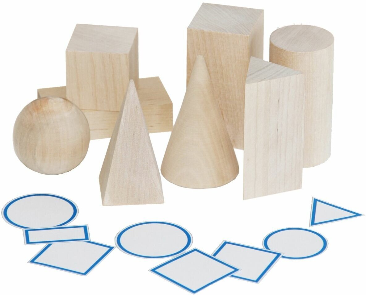 Обучающий набор Краснокамская Игрушка Н-39 Геометрические тела