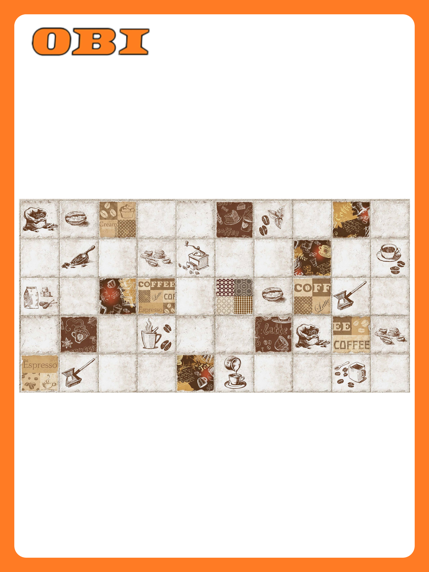 Декоративные панели Grace Эспрессо, ПВХ, влагостойкие, 484x964x3 мм