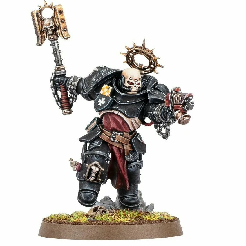 Фигура "Экзекутор" Черных Храмовников (Смола, Литье) / Black Templars Execrator Figure (Resin, Cast)