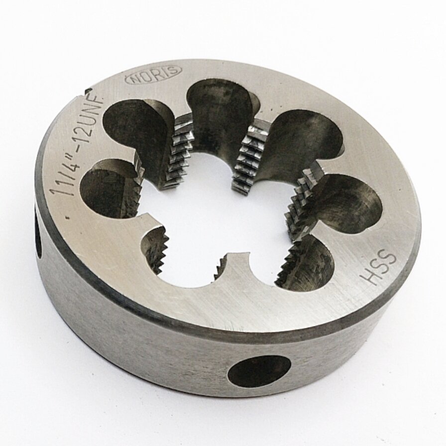 Плашка дюймовая унифицированная 1 1/4"-12UNF 60° HSS