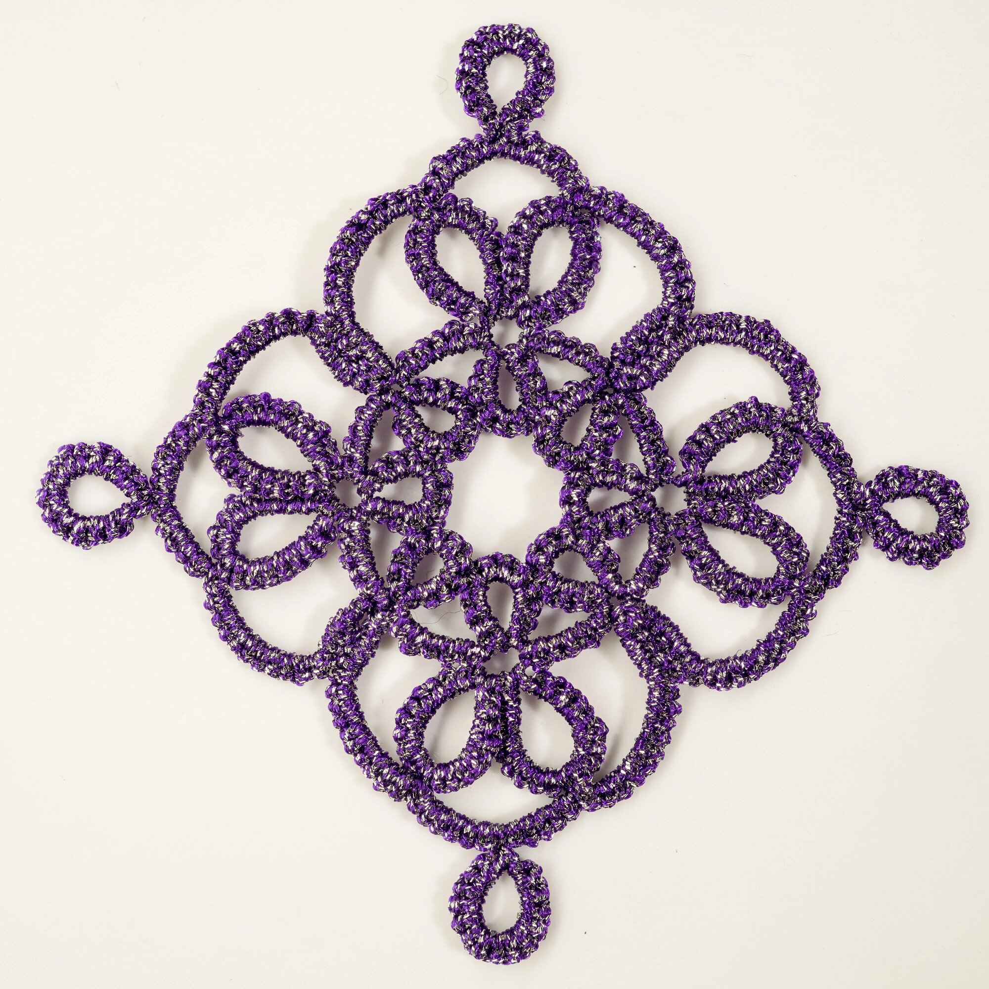 Calais FS металлическая нить для вышивки 4-х нитка Фиолетовый, FS-43