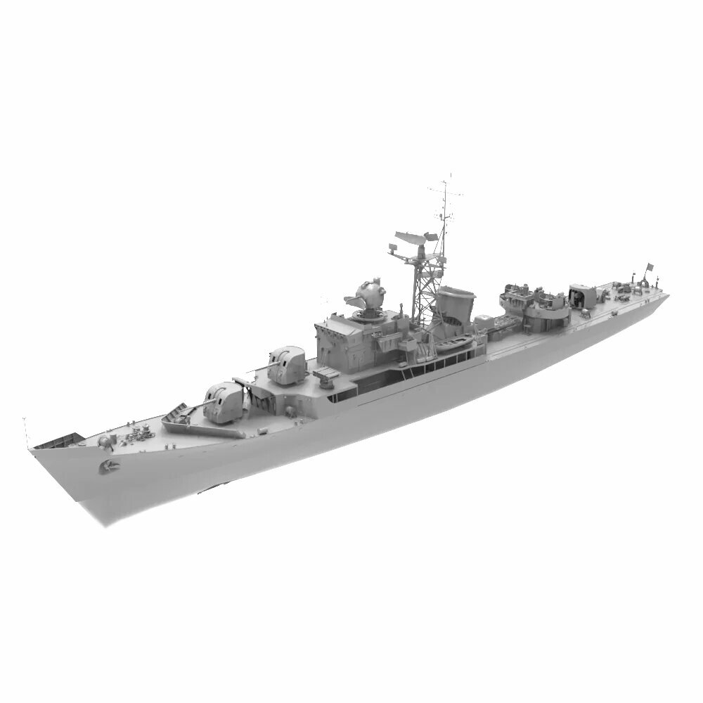 Модель военного корабля Fregatte Karl Marx RHWS027 набор для сборки 700 scale Waterline