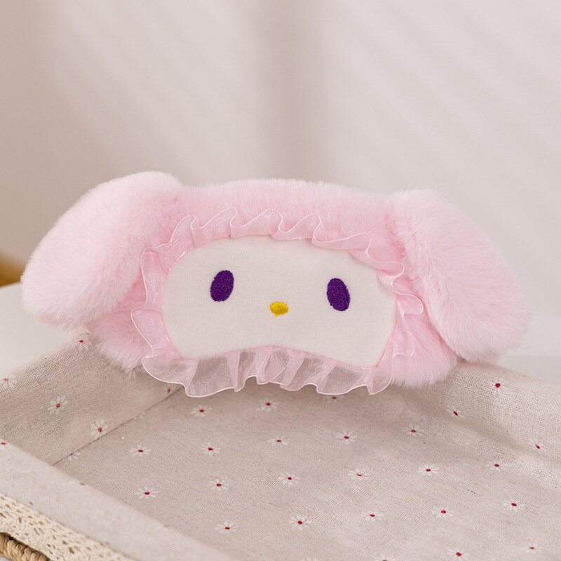 Милая мультяшная маска для сна, дорожная маска для глаз, светонепроницаемая маска для студентов и девушек, снимает усталость глаз, мягкая и дышащая защитная маска для глаз.