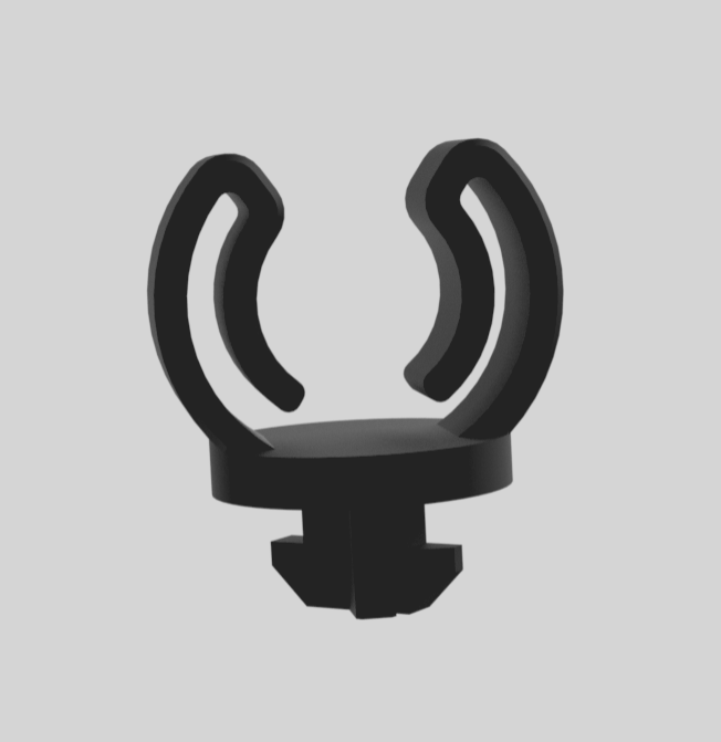 Клипса-зажим для ручки в бардачок Mercedes w203 w204 технобанан 2шт