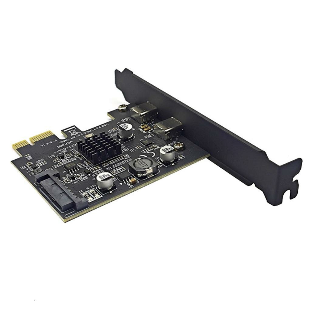 Плата расширения PCIe x1 to USB 3.2 Gen2