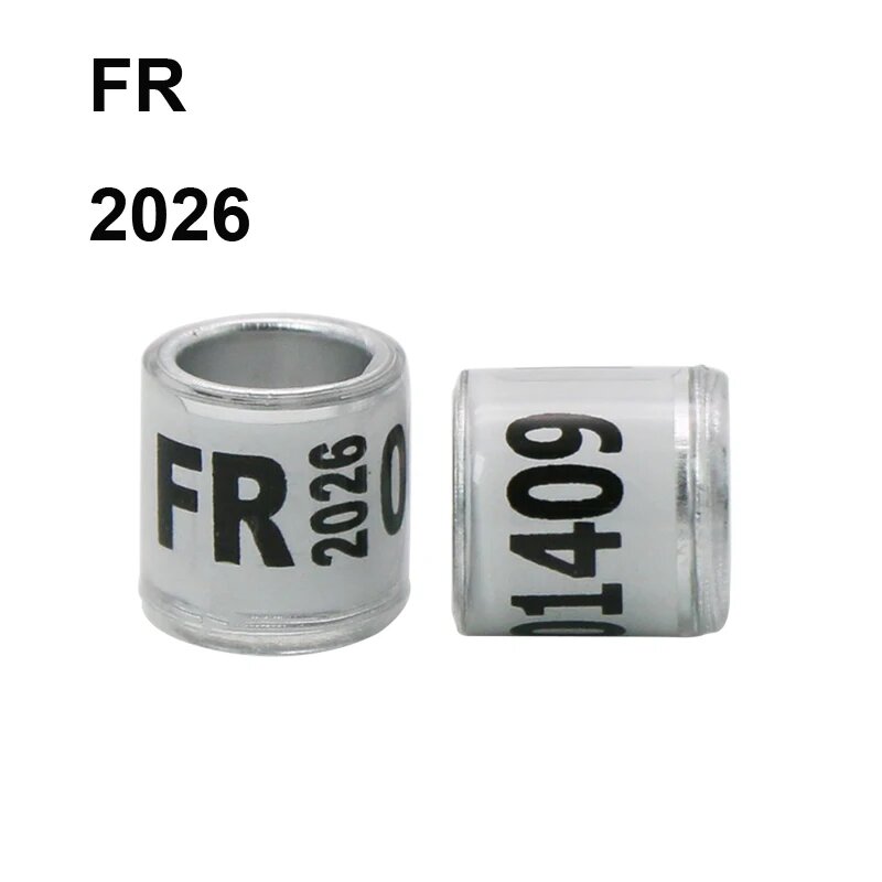 Кольца для ног голубей Aluminum Plastic 200 шт