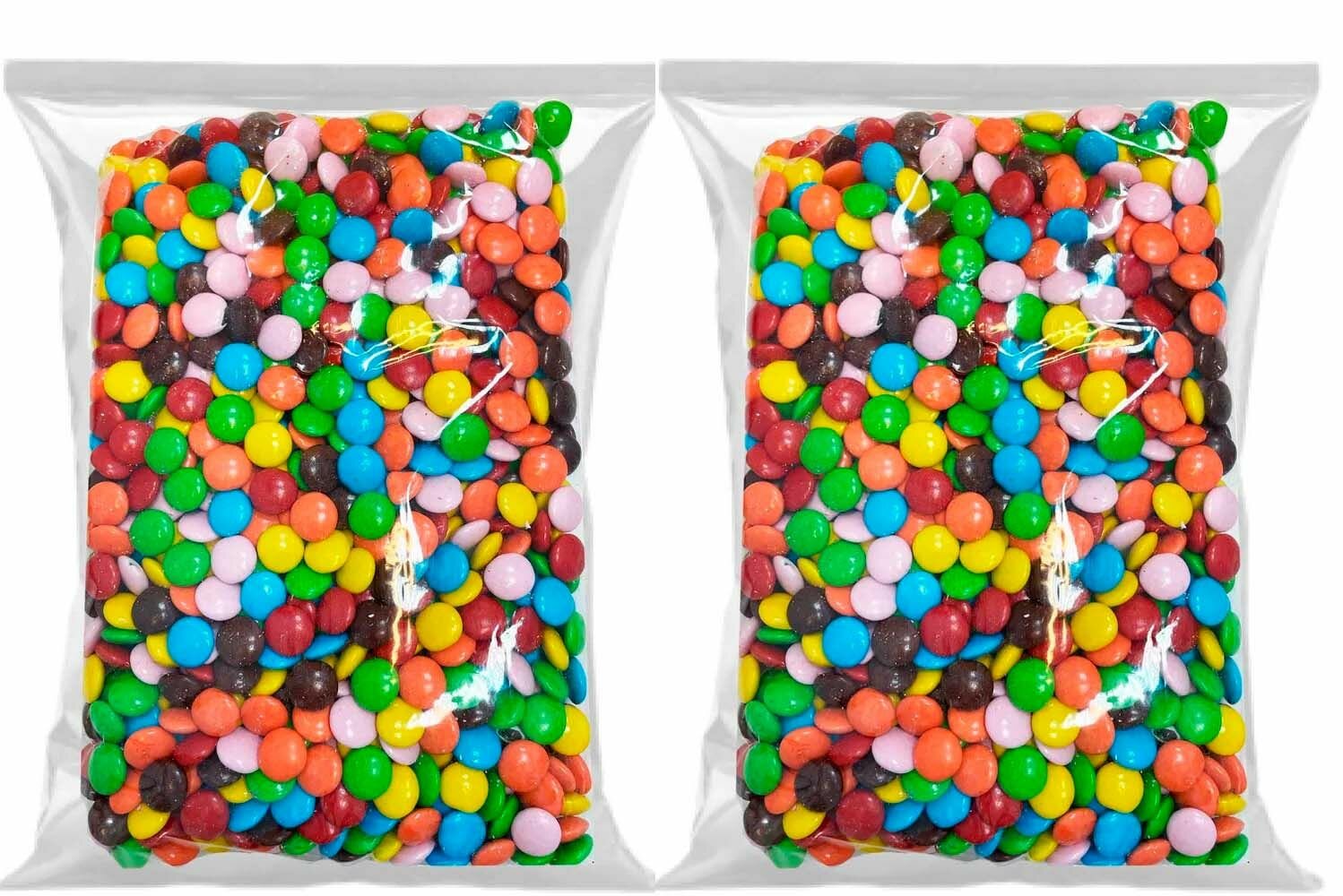 Драже шоколадное Круглые Бонибон Две пачки по 1кг, Турция