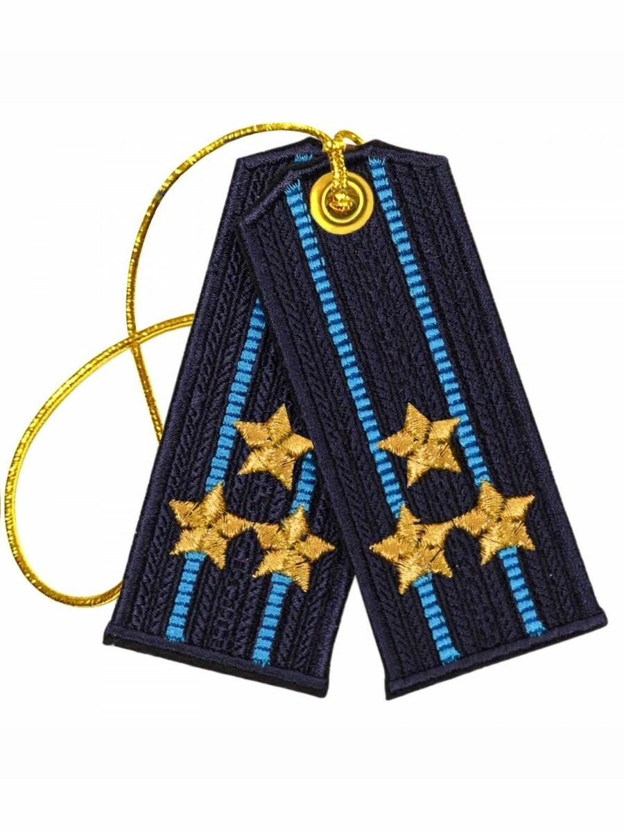 Брелок-погоны Мин Обороны ВКС, ВДВ полковник