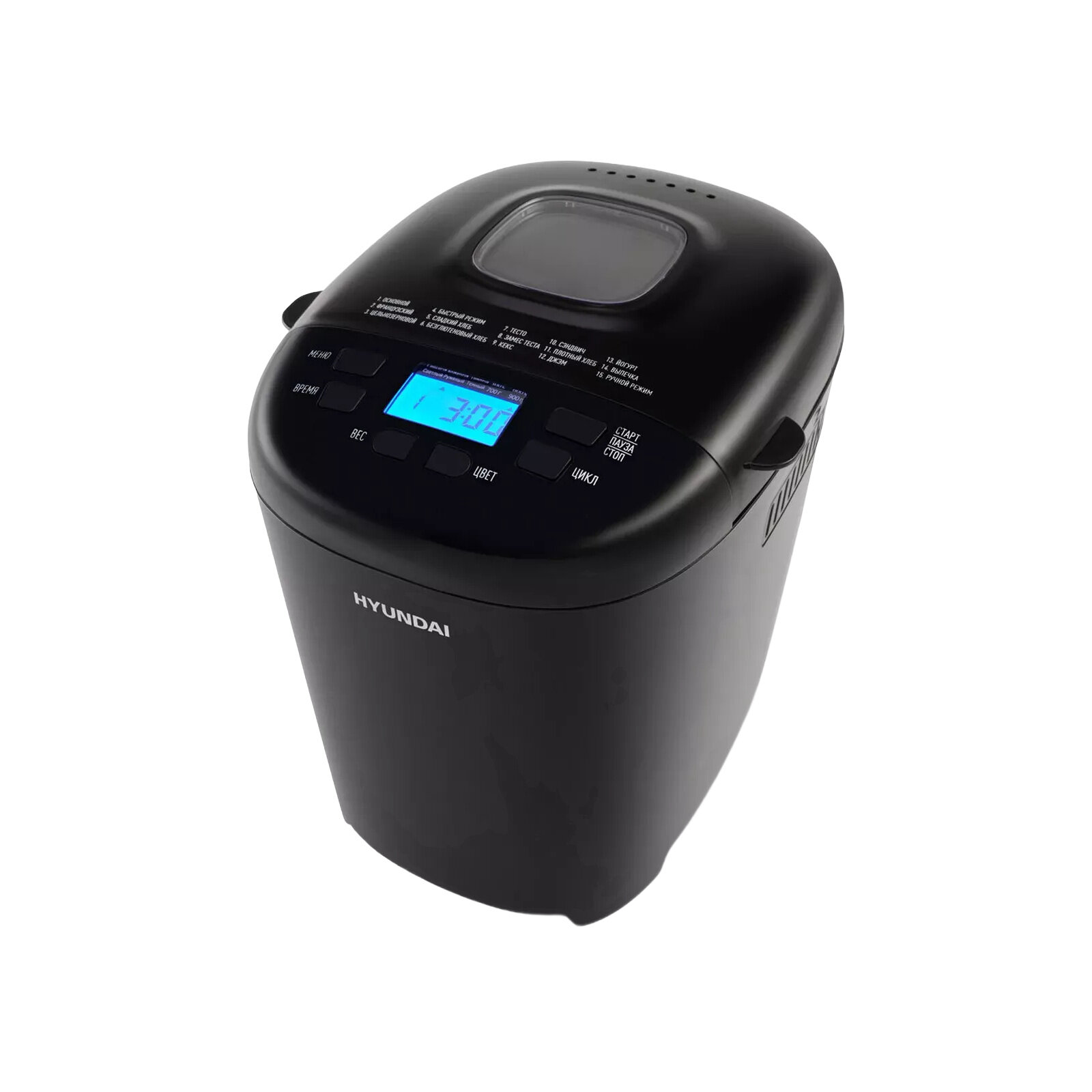 Хлебопечка HYBM-P0513 550Вт черный