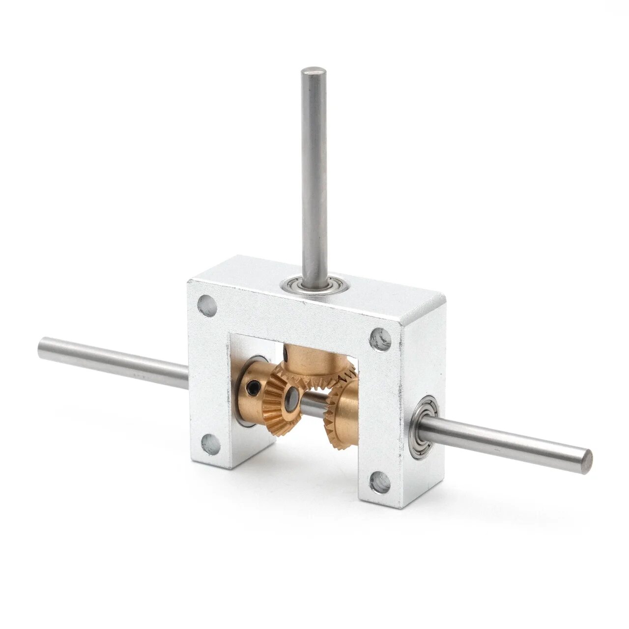 Коробка передач под прямым углом коммутатора 1:1, 4 мм, 5 мм, медная коническая шестерня, редукторная коробка передач