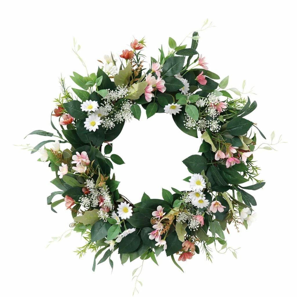 Реалистичный венок из ромашек