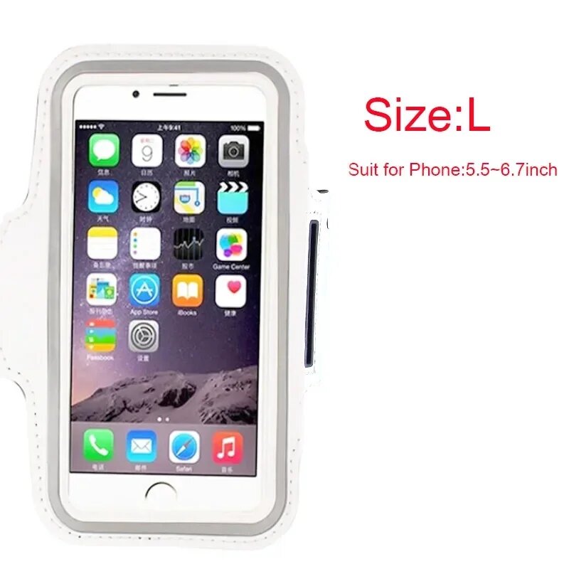 4,5 ~ 7-дюймовый браслет для мобильного телефона, спортивный держатель для смартфона на открытом воздухе, сумка для телефона для бега в тренажерном зале, чехлы на руку для Samsung, держатель для iPhone