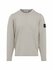 Свитер Stone Island Logo-patch crew-neck sweater, размер M, , разноцветный