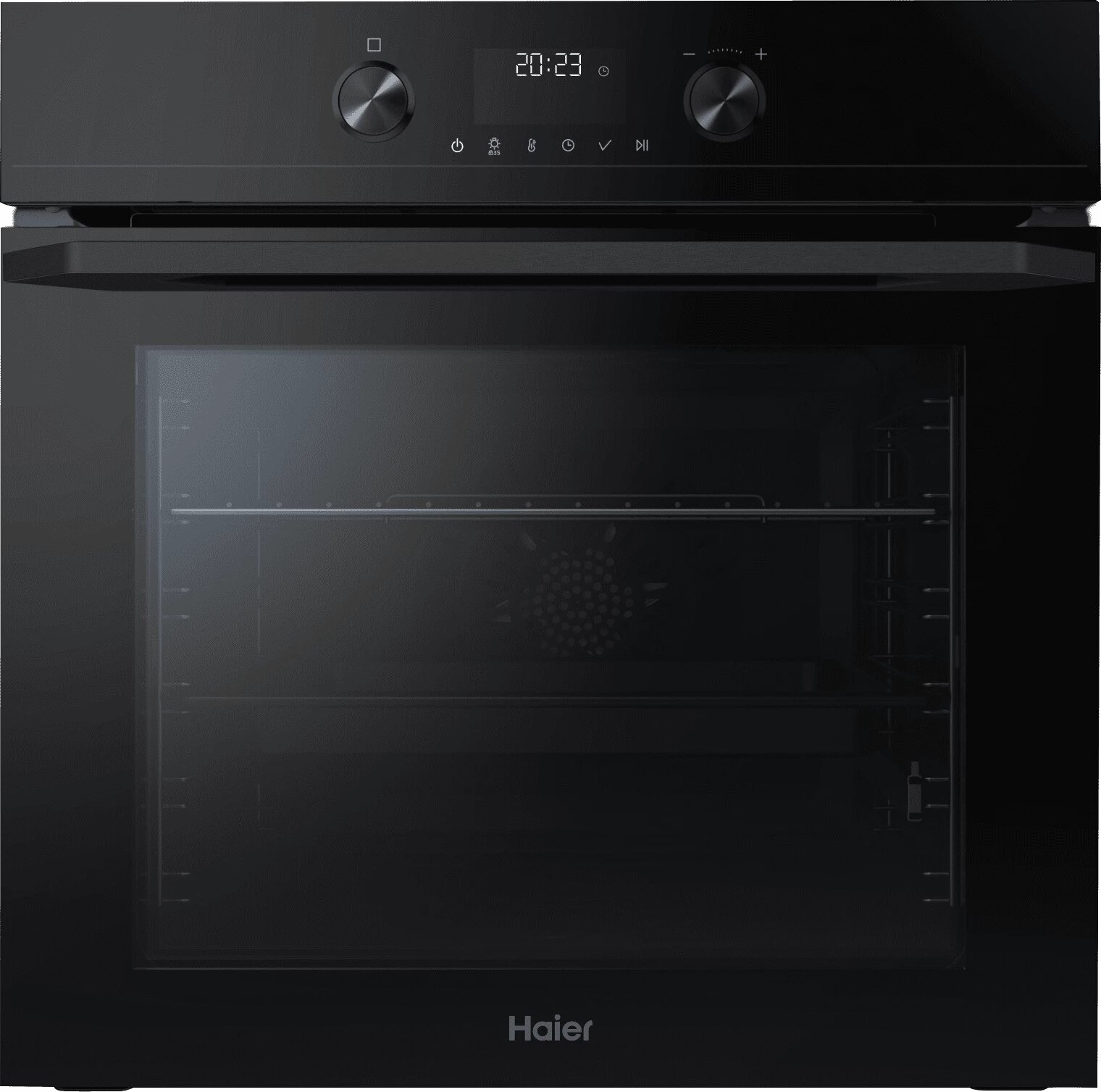 Электрический духовой шкаф Haier HOQ-K5AAN3GB с грилем и телескопическими направляющими