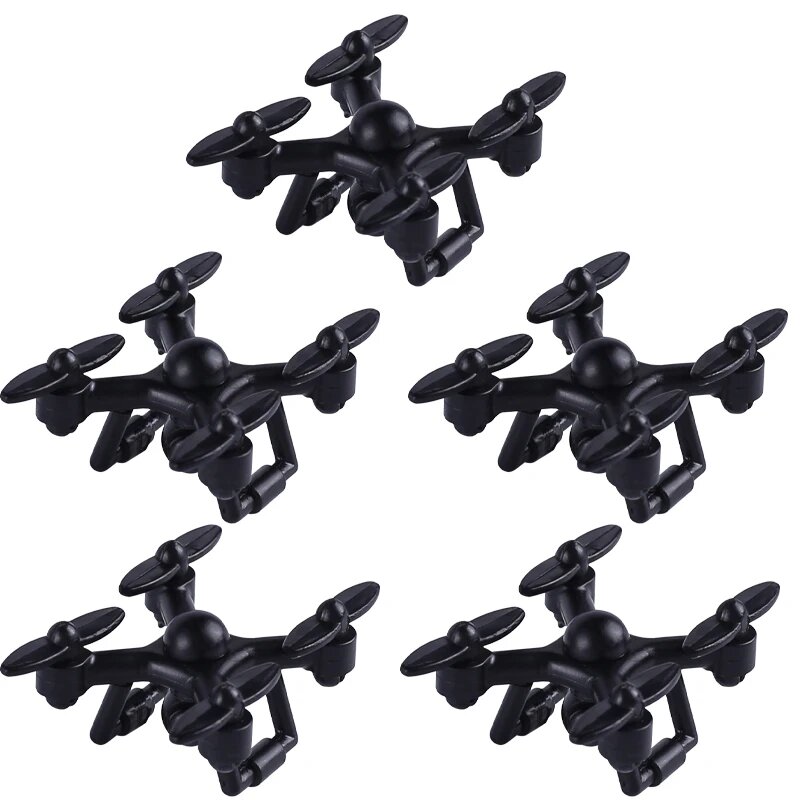 BRICKPANDA Блочный конструктор военный вертолет Черный, B34-73-1-5PCS