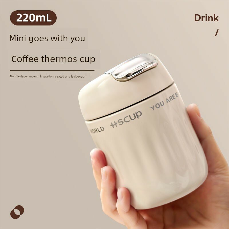 Зеленая термокружка-термос для кофе для женщин, высококачественная кружка для воды, портативная кружка из нержавеющей