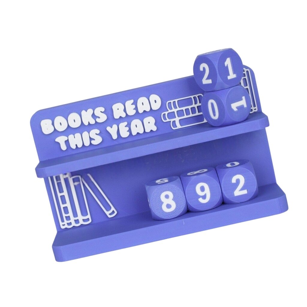 Счетчик прочитанных книг для чтения, трекер книг, подарок для любителей чтения, деревянный декор для книжной полки