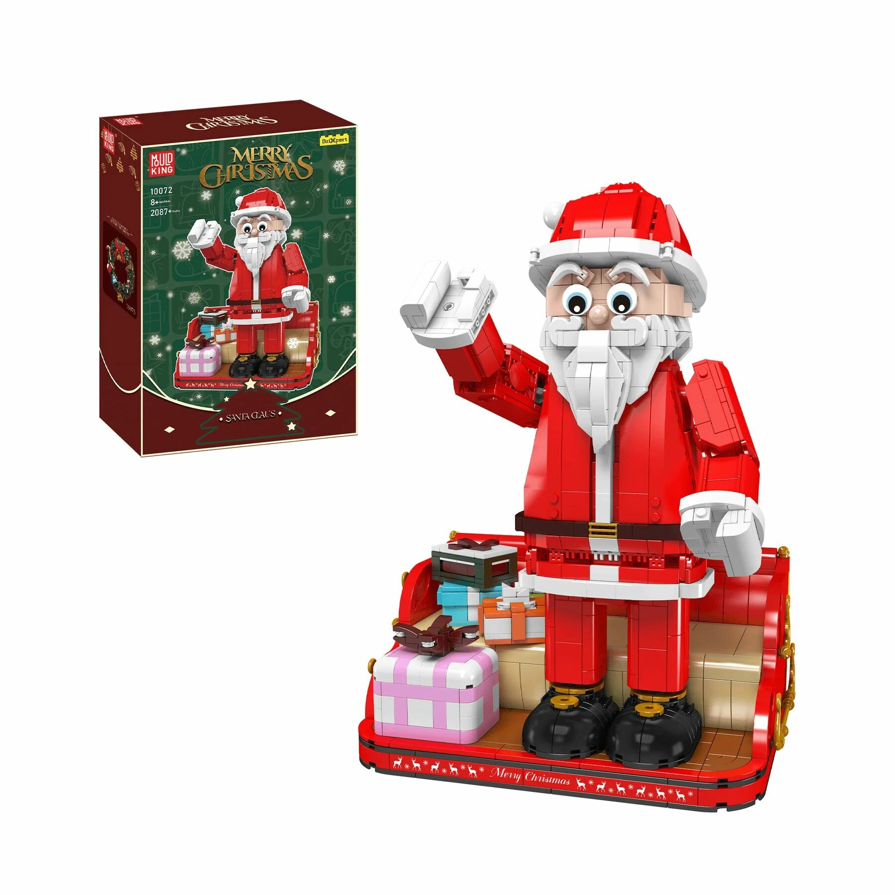 Конструктор Mould King 10072 "Санта Клаус", 2087 деталей