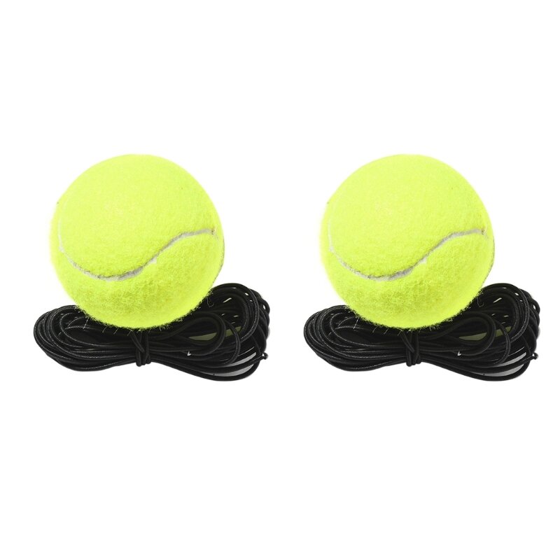 2шт Эластичный Веревочный Теннисный Тренировочный Мяч Rebound Ball with String Self Practice Trainer Инструмент для Одиночной Тренировки