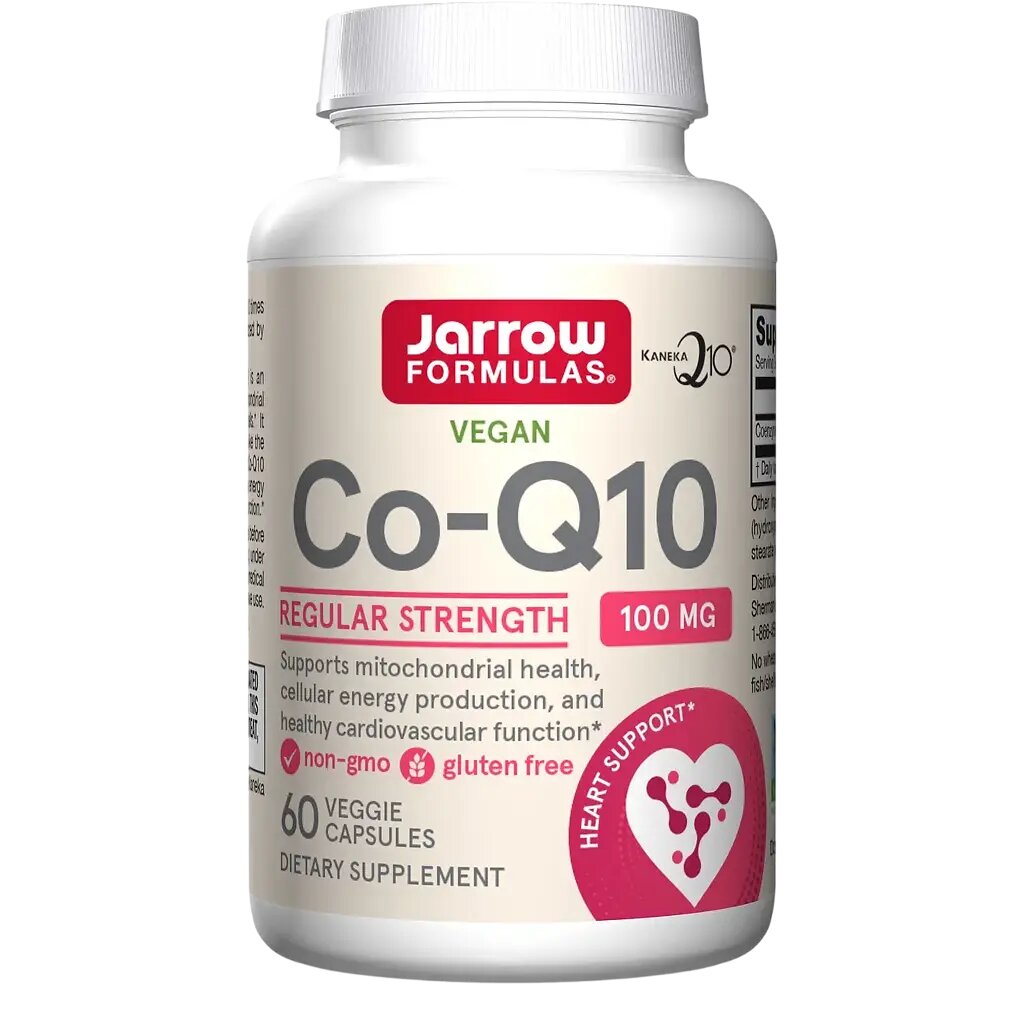 Jarrow Formulas Коэнзим Q10 100 мг/Co Q10 100 mg капсулы массой 324,65 мг 60 шт