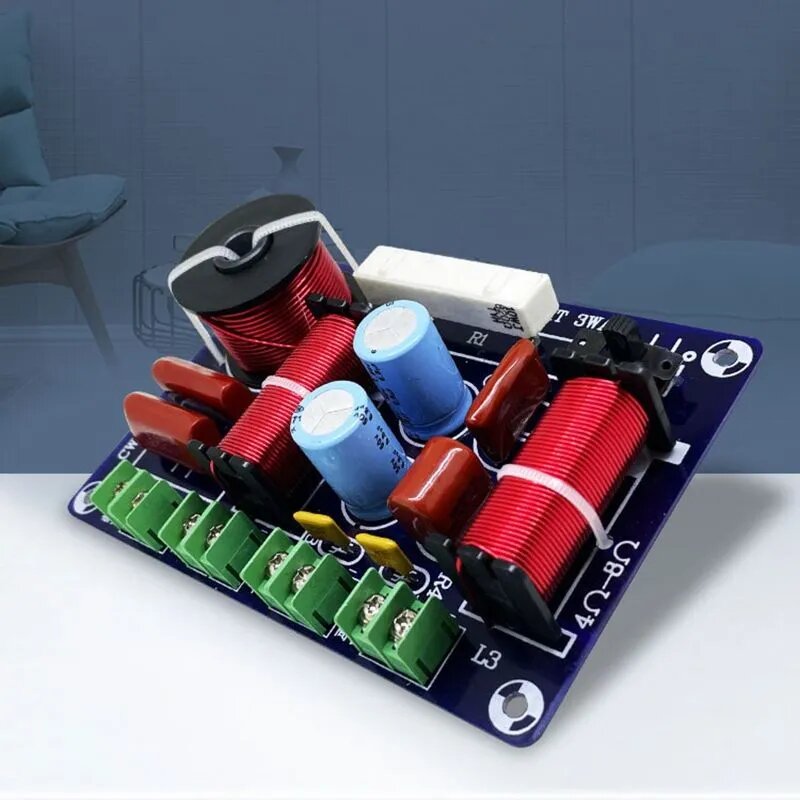 3-полосный делитель частоты динамика, распределительная плата кроссоверного фильтра Hi-Fi