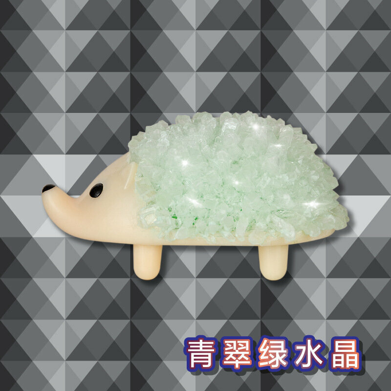 Набор для выращивания кристаллов Growingcrystal: Ежик — развивающая игрушка, эксперимент по выращиванию растений своими