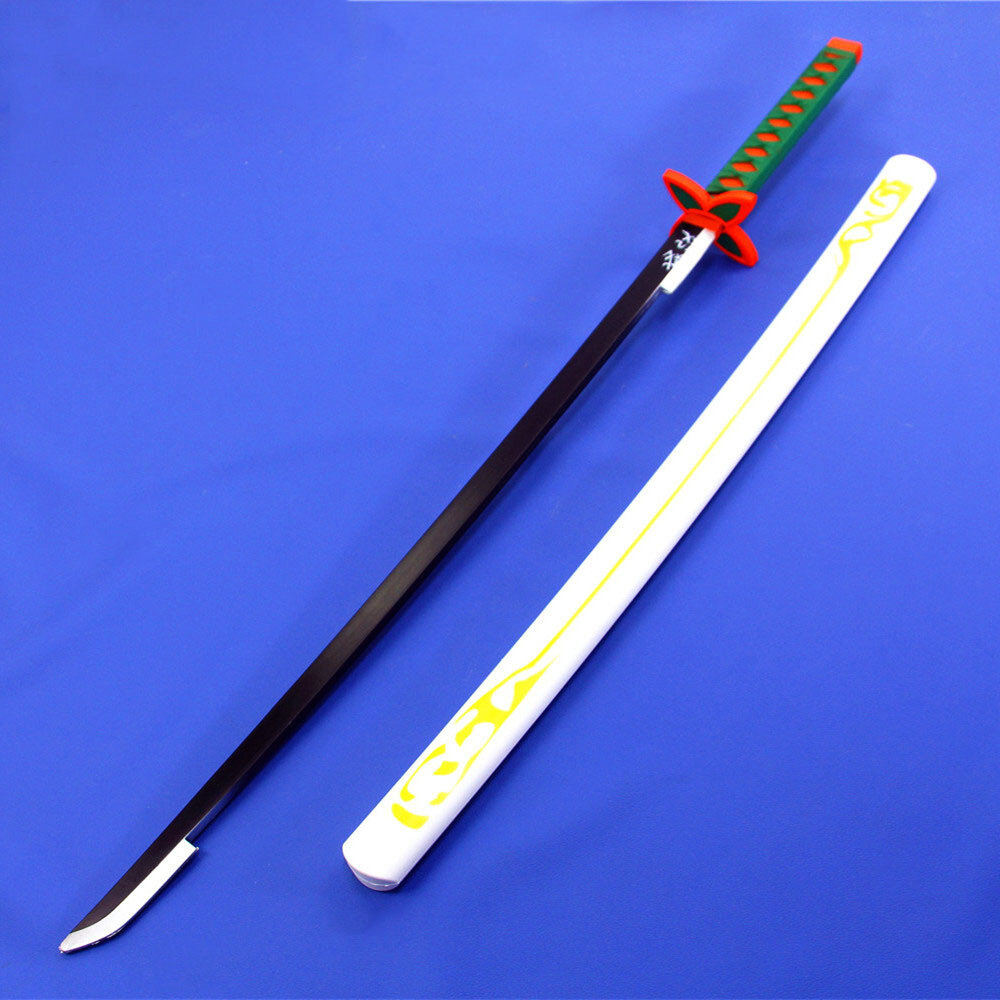 Горячая продажа детского резинового меча для косплея, японский PU резиновый меч Demon Slayer, Танджиро Камадо, не заточенный