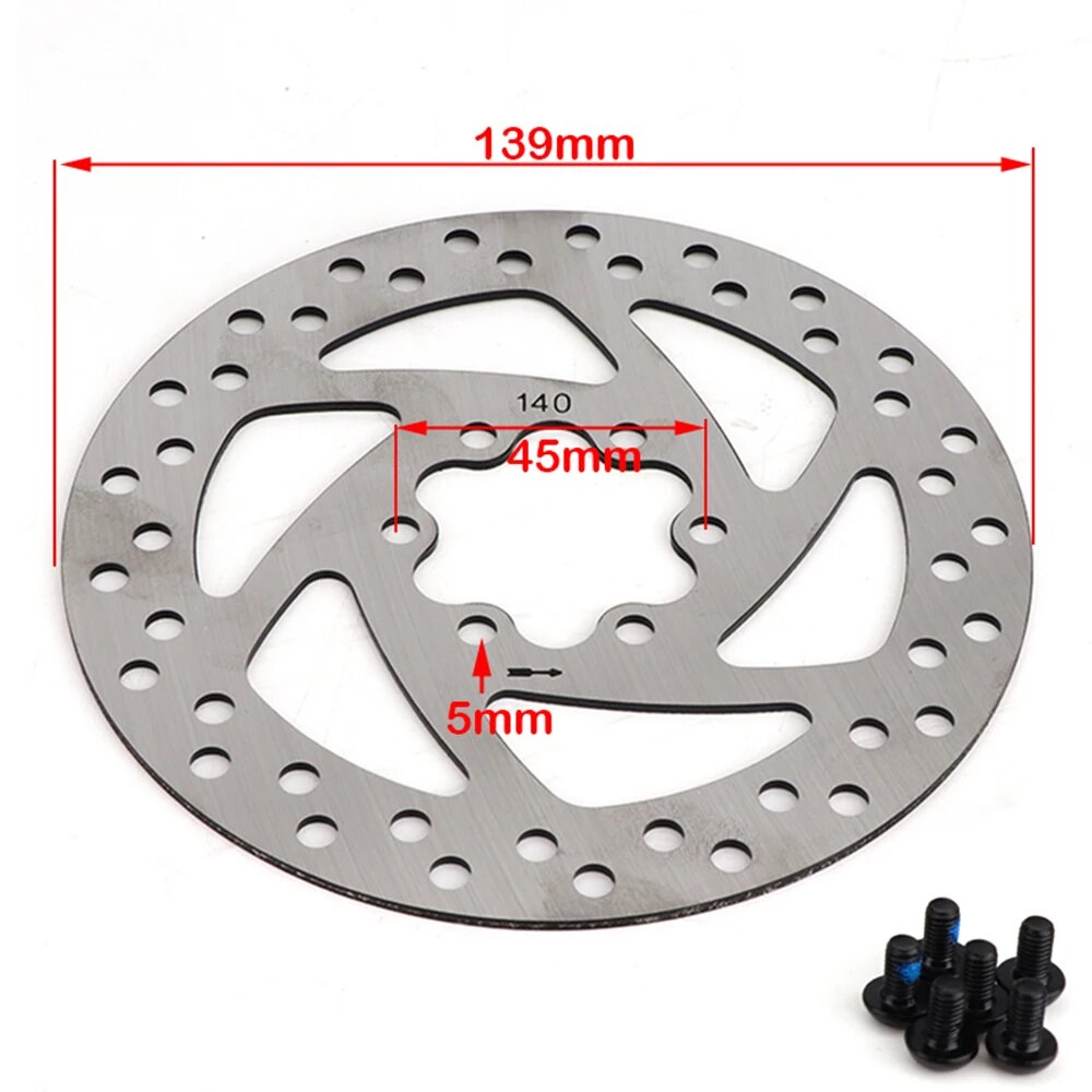 Механический Дисковый Тормоз 8/10 Дюймов Для Электросамокатов Kugoo M4/M4 Pro, Передний/задний, Металлические Запасные Части