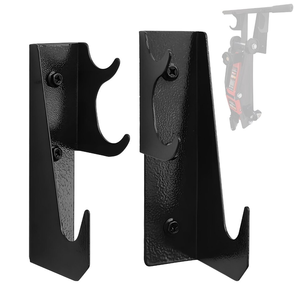 Прочные напольные крюки Jacob черное гальваническое покрытие для хранения в гараже
