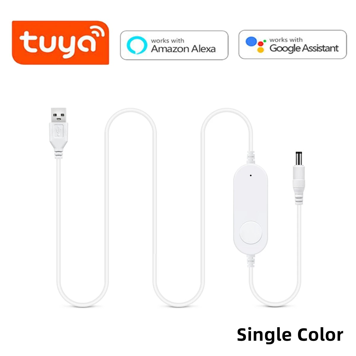 Tuya SmartLife RGB WIFI контроллер для светодиодных лент C 5V USB DC
