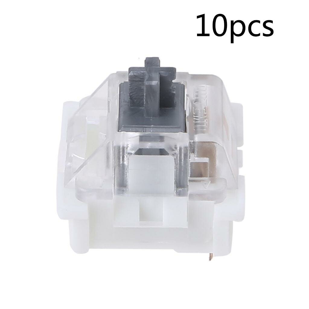 Outemu RGB 10/110PCS 3Pin Переключатели для Клавиатуры, Silver - 10
