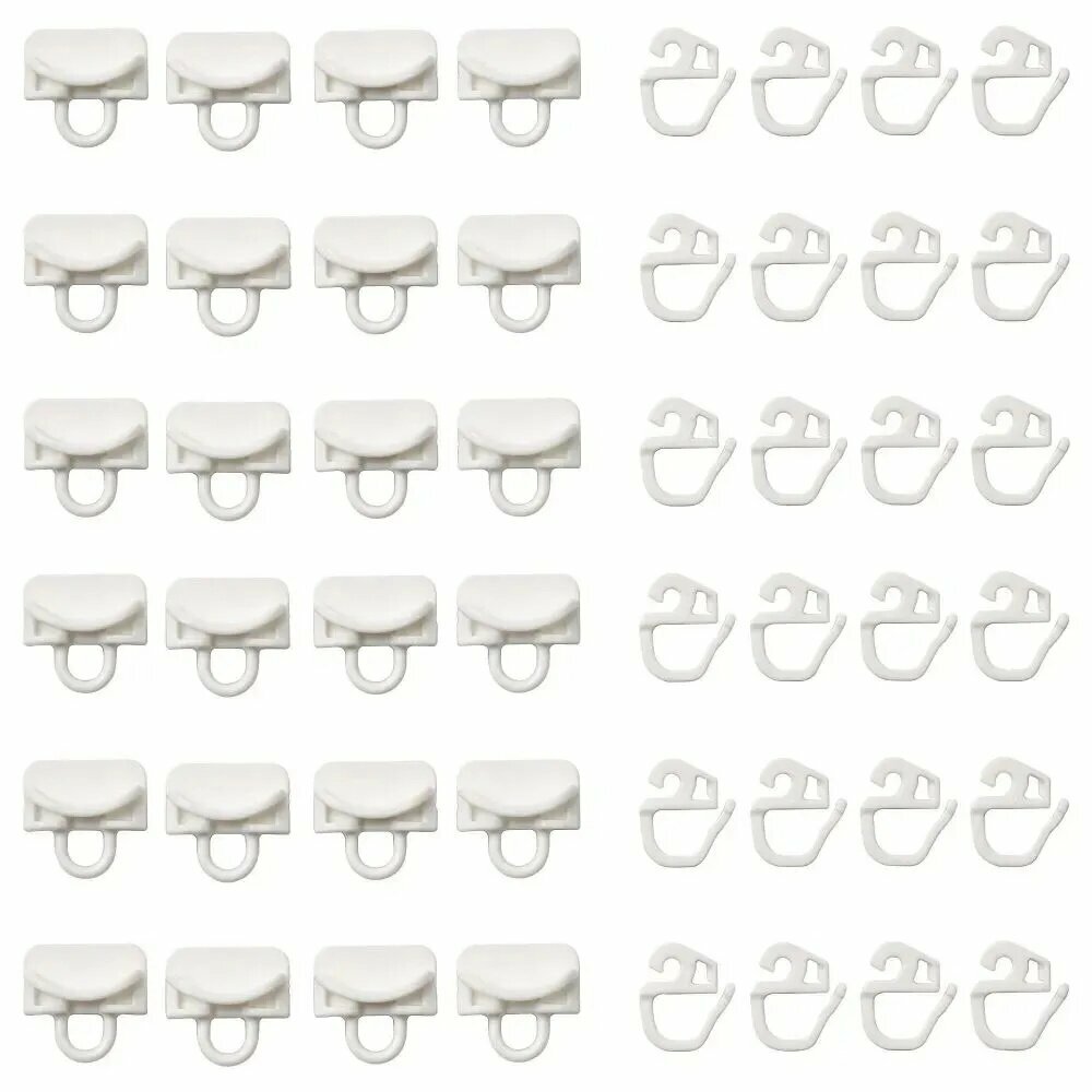 IKEA VIDGA Набор рулетки и крючков белый