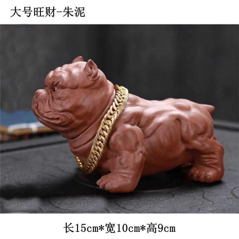 Фиолетовый глиняный чайный питомец, может выращивать маленьких собак, креативный и уникальный чайный питомец для собак, аксессуары для чайного сервиза, кросс-бордер дропшиппинг