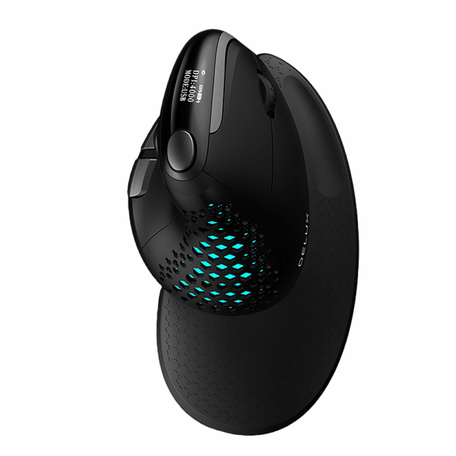 Беспроводная Bluetooth-совместимая вертикальная мышь (USB+Bluetooth-совместимая+24 ГГц)