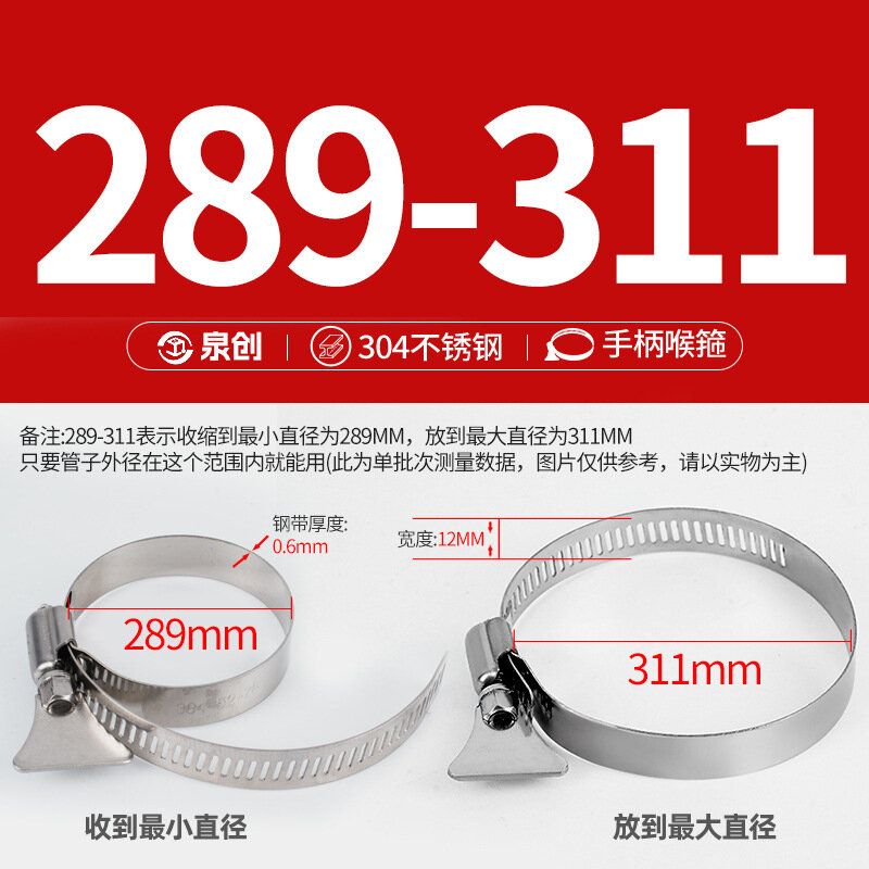 Ручка из нержавеющей стали горловая обруча обруч обруч карточка ручная обручка обручная труба обручная зажим для
