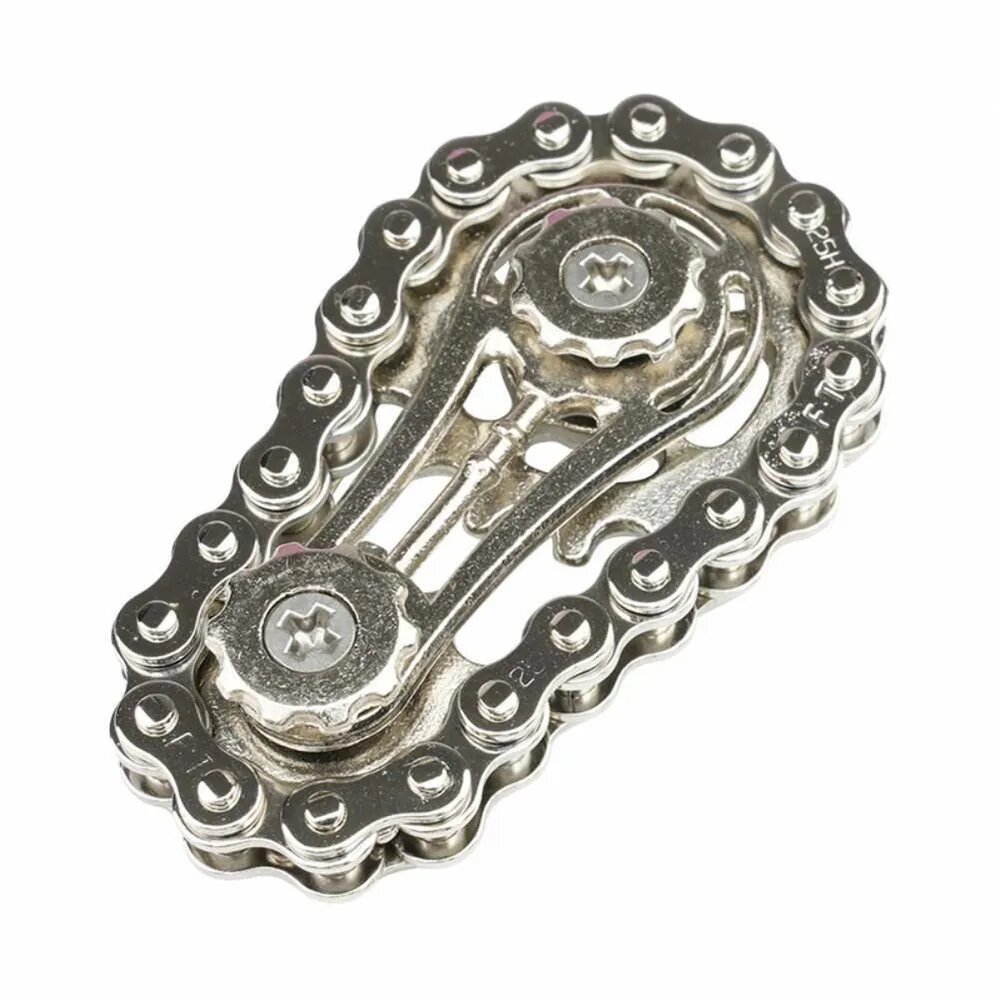 Игрушка для декомпрессии кончиков пальцев с зубчатой цепью fingertip top