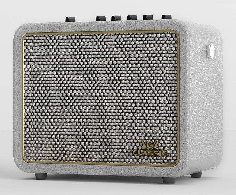 AGA-CLASSIC Гитарный комбоусилитель, 5Вт, белый, AGA