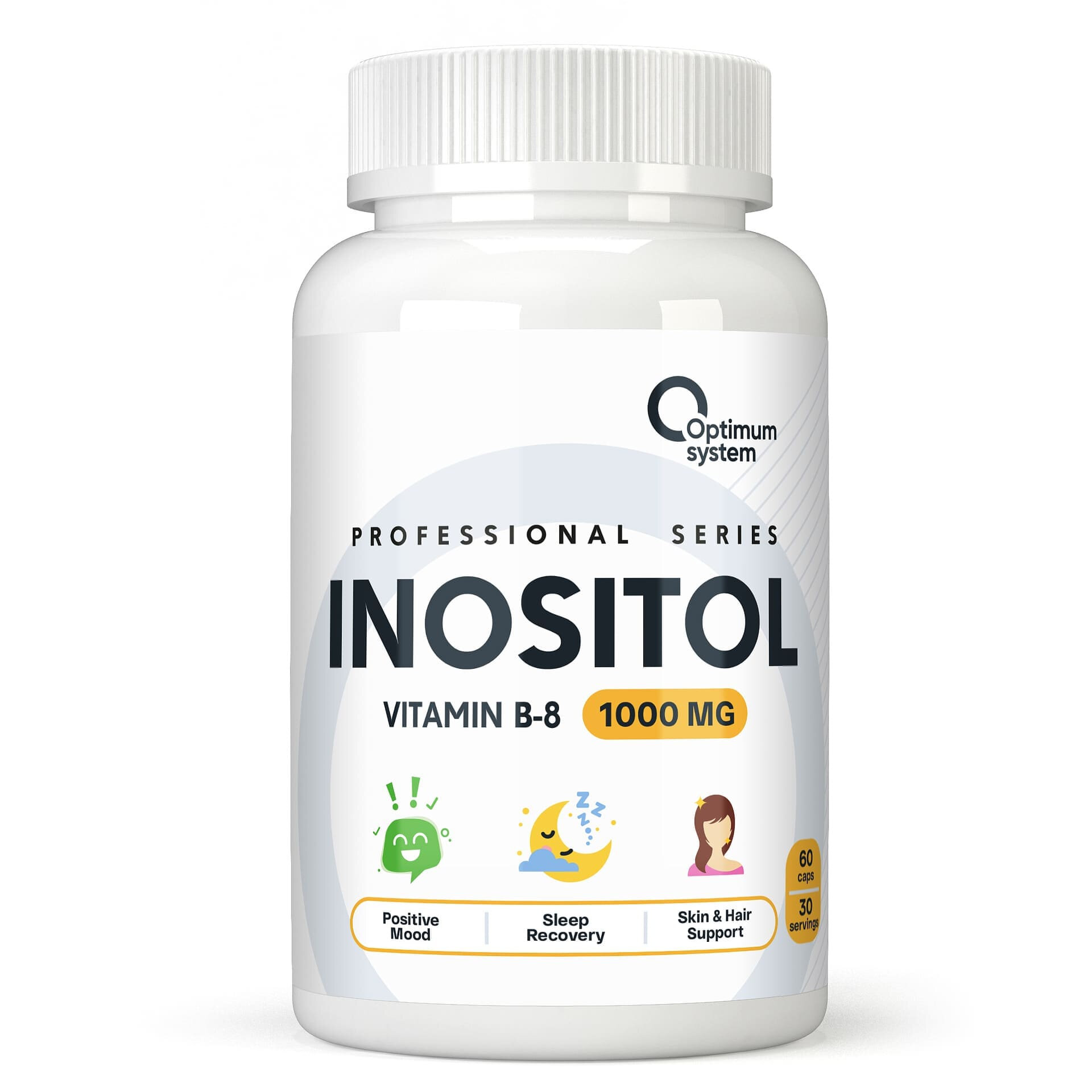 Optimum System Inositol 1000 мг Инозитол 60 капсул