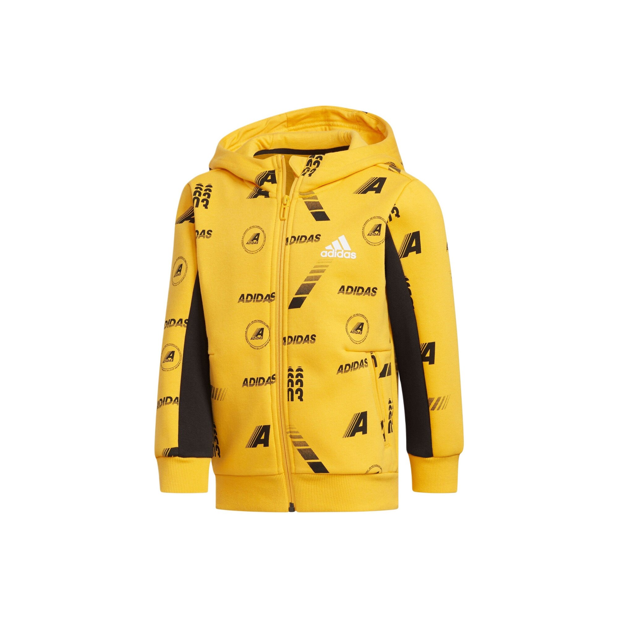 Куртка adidas, размер 110, Желтый