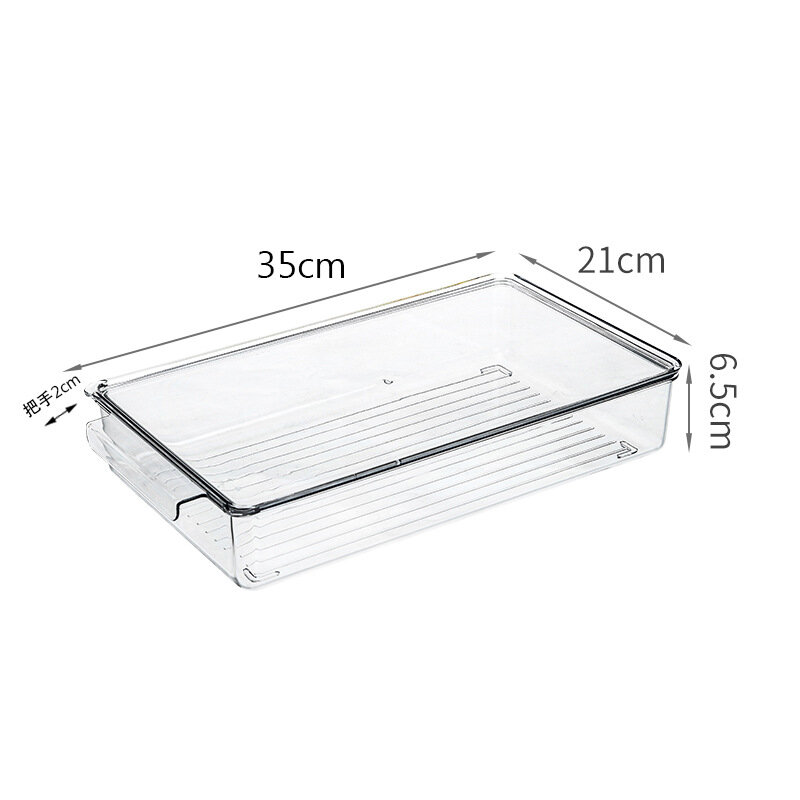 Высокопрозрачный контейнер для хранения продуктов из ПЭТ, специально для холодильника, пищевой, для свежести, органайзер для сортировки фруктов и овощей, пластиковый контейнер для заморозки