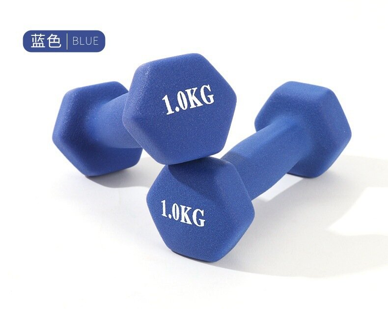 Цветные гантели для мужчин и женщин, домашний фитнес, йога, маленькие гантели, оборудование, чистое железо, литые гантели из чугуна