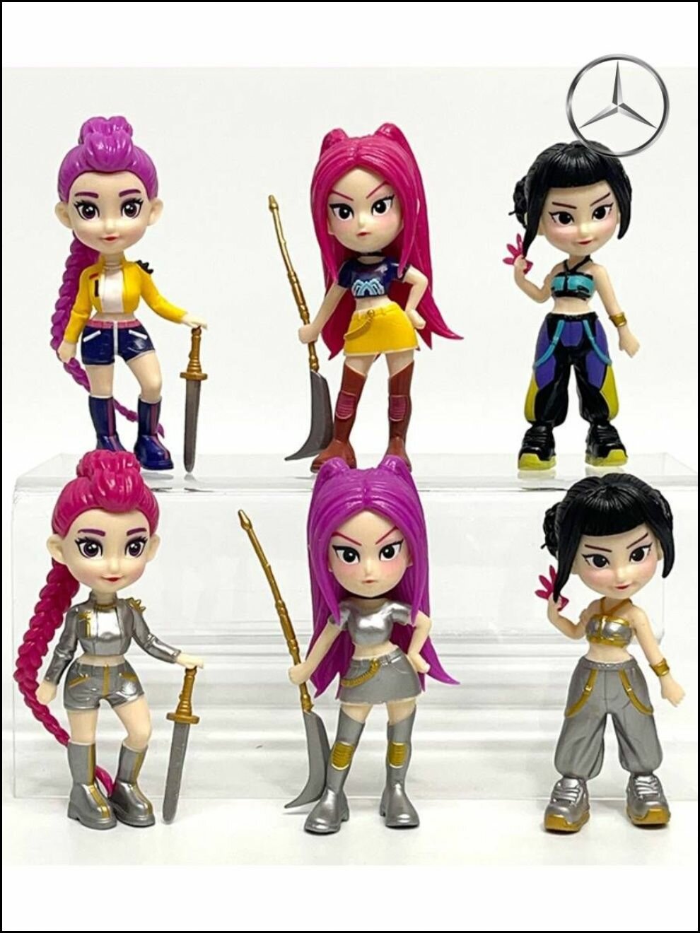 Фигурки kpop demon hunter, набор из 6 предметов,10cm