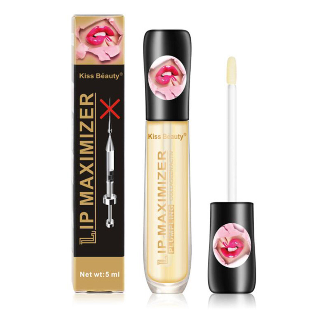 5 мл Прозрачной Масляной Сыворотки Для Увеличения Объема Губ Увлажняющая Эссенция Для Уменьшения Тонких Линий