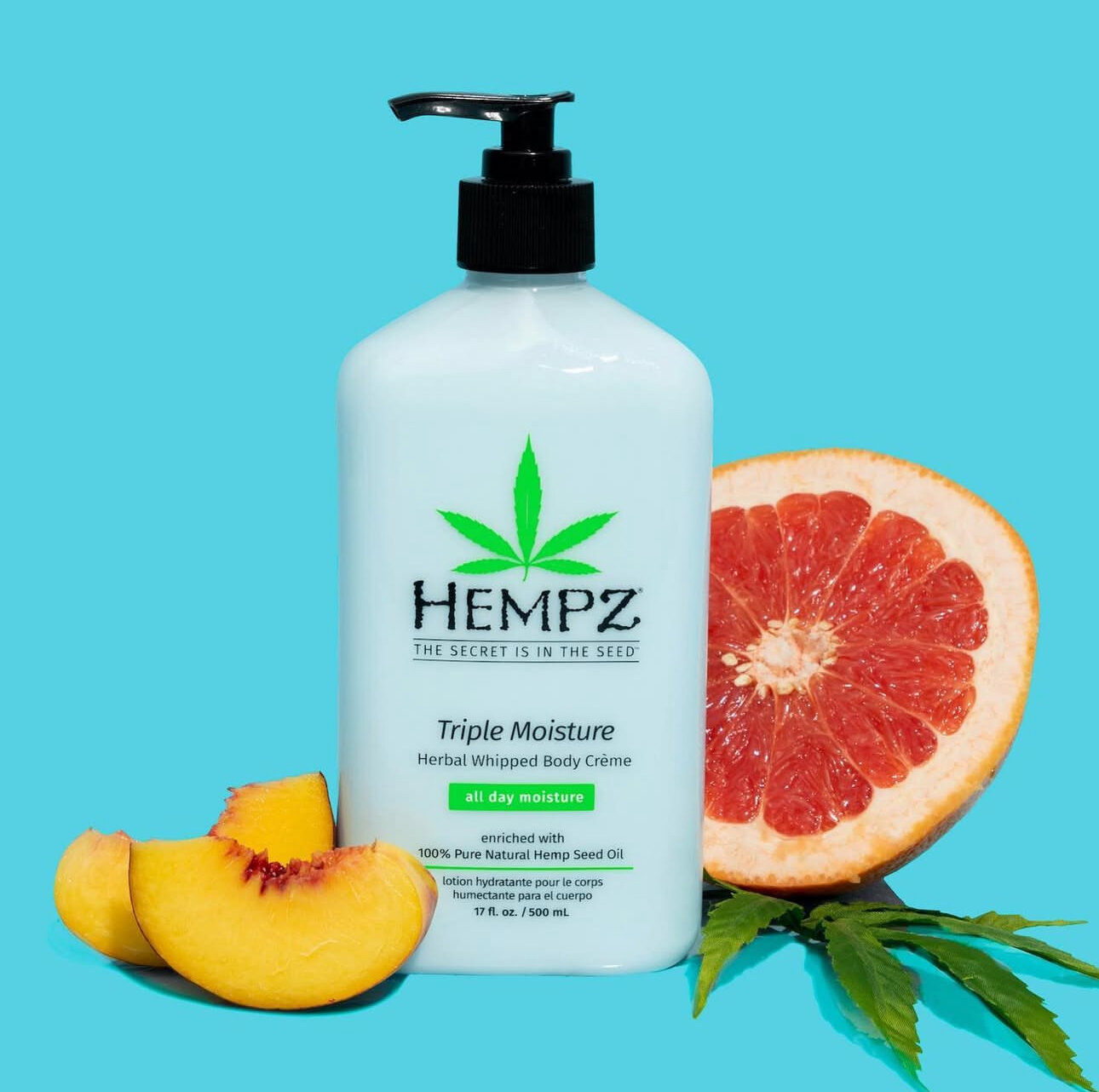 Hempz Молочко для тела увлажняющее Тройное увлажнение Herbal Body Triple Moisture, 500мл