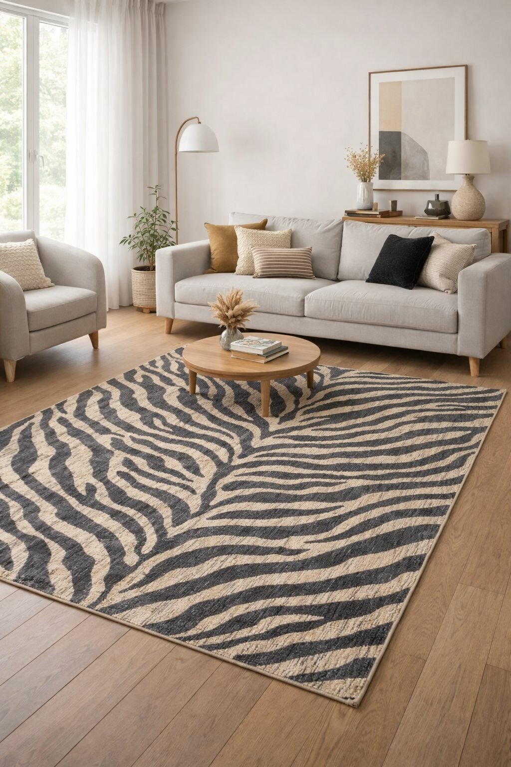 Ковер палас на пол настенный размер: 1,5х2,0 м (150 х 200 см) безворсовый в спальню гостиную на кухню на стену шкура