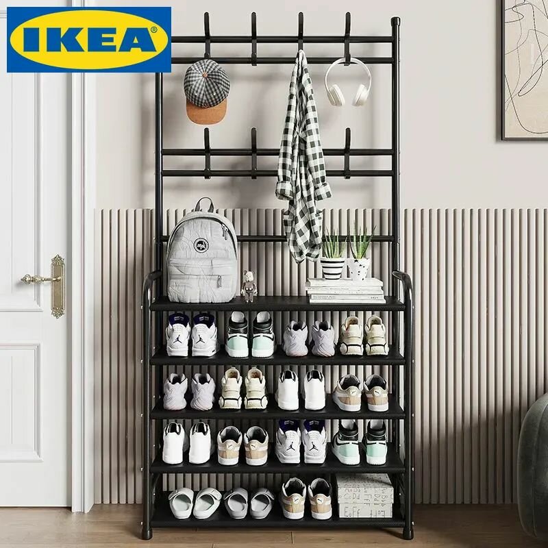 Обувница, Металл, ABS пластик, 80х26х175 см